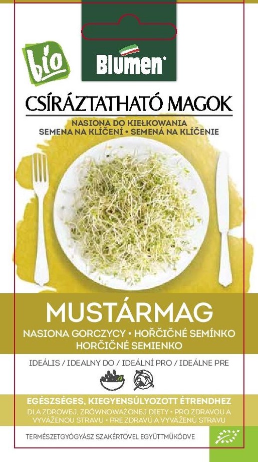 Blumen Bio csíráztatható mag Mustármag - Landart Webáruház